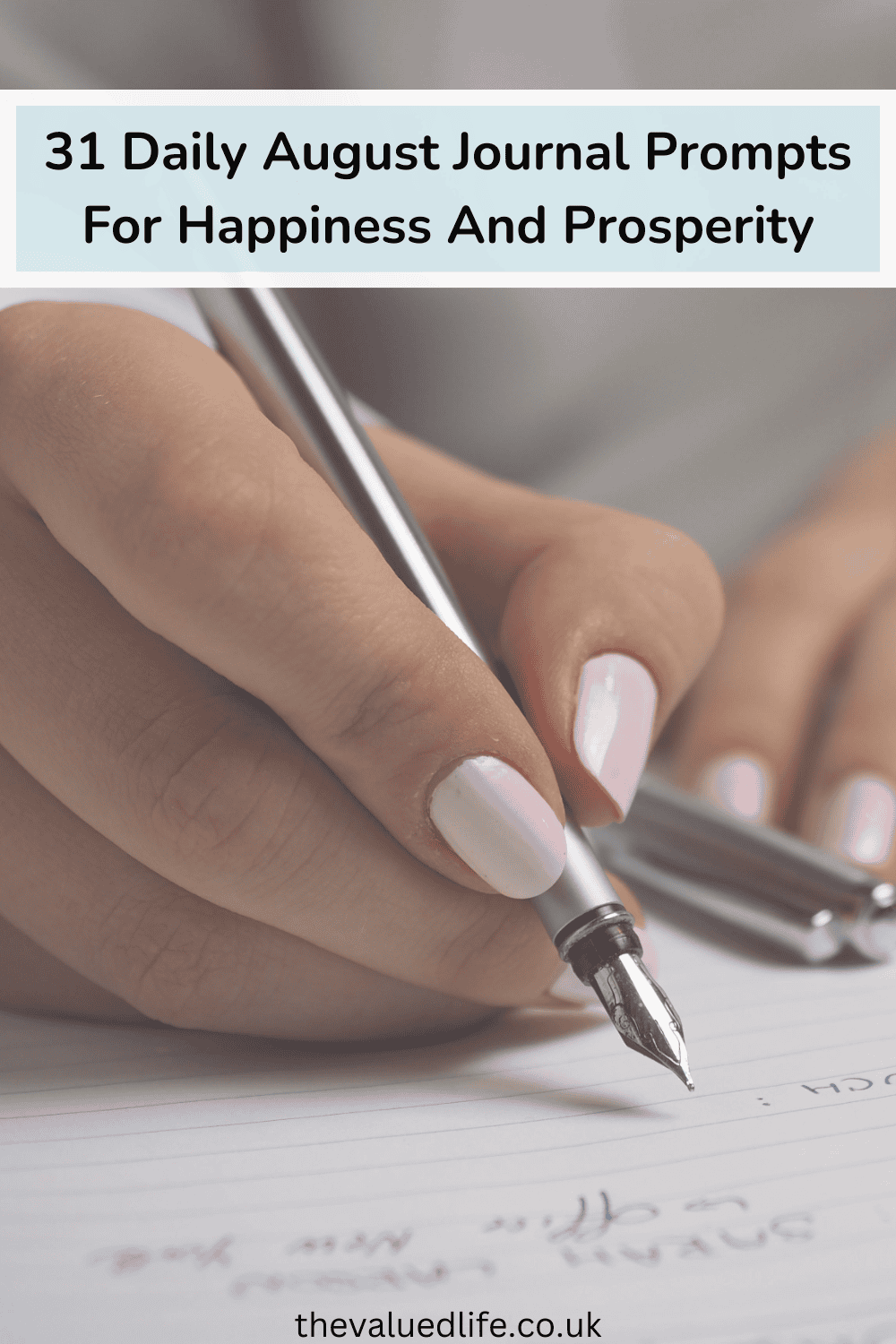 31 Daily August Journal Prompts For Happiness And Prosperity