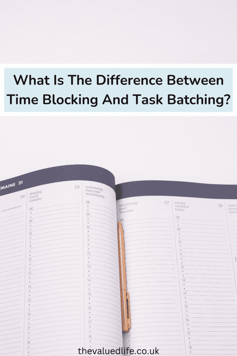 What Is The Difference Between Time Blocking And Task Batching