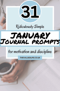 31 January Journal Prompts For Motivation and Discipline